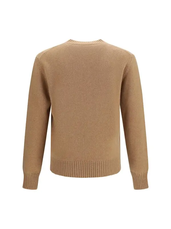 AMI Paris Cashmere And Wool Blend Sweater