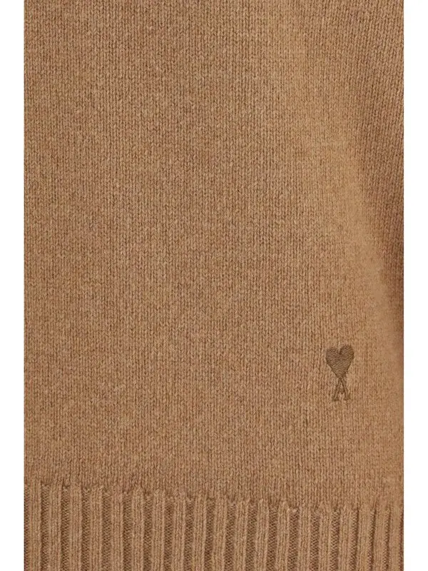AMI Paris Cashmere And Wool Blend Sweater