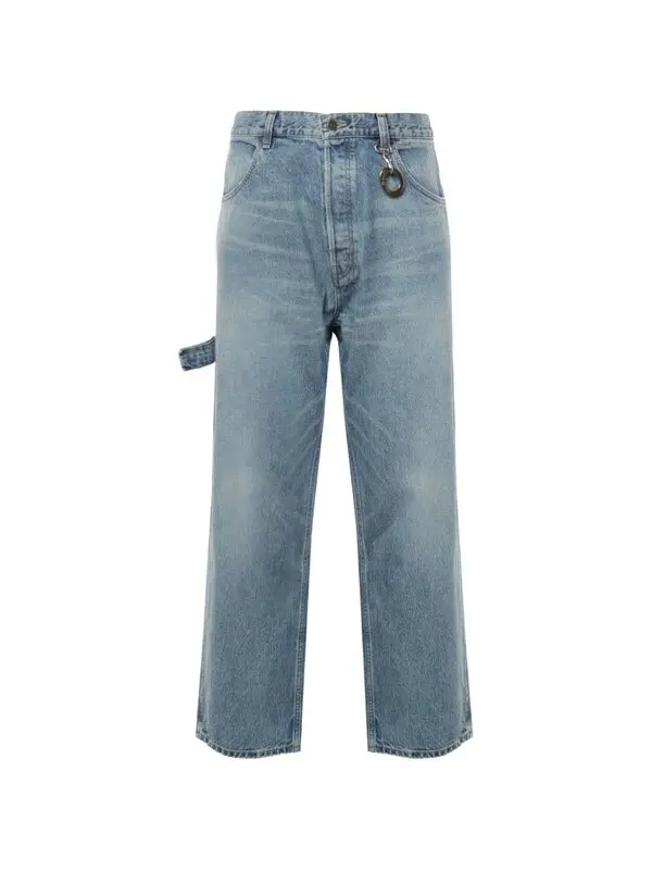 Celine Wide-leg Denim Jeans - Multicolor