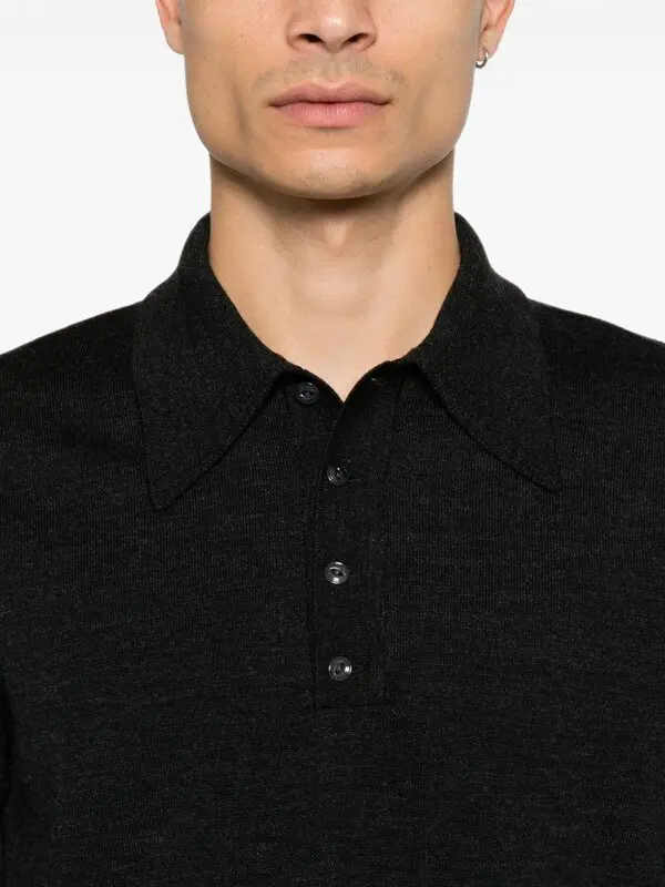 LEMAIRE Wool Polo Shirt - Multicolor