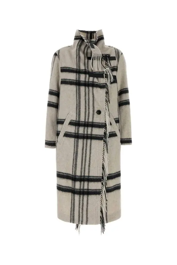 Isabel Marant Étoile Embroidered Wool Blend Gihan Coat