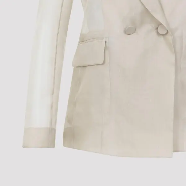 Max Mara Slogan Organza Jacket