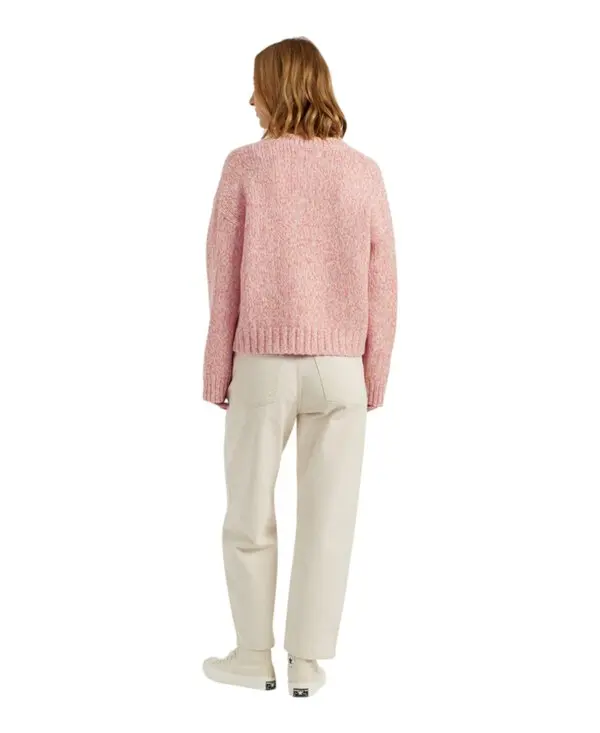 Chinti & Parker Merino Snoopy Marl Sweater - Multi Pink