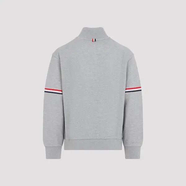 Thom Browne Funnel Neck Pullover - Gray