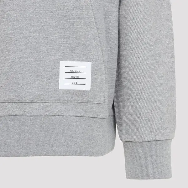 Thom Browne Funnel Neck Pullover - Gray