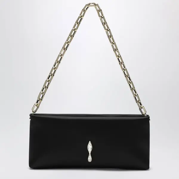 CHRISTIAN LOUBOUTIN Maykimay Clutch Bag In Neoprene - Black