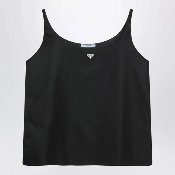 Prada Top In Re-nylon - Black