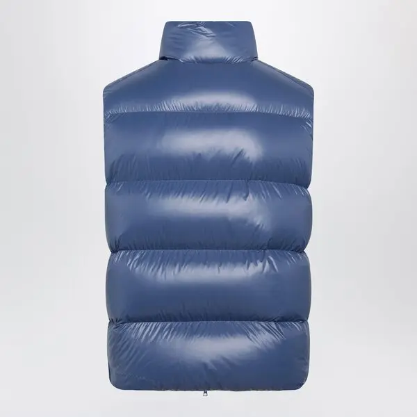 Moncler Light Padded Gilet In Nylon Laque