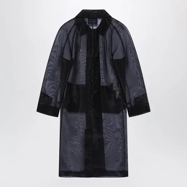 Prada Single-breasted Overcoat In Crinoline