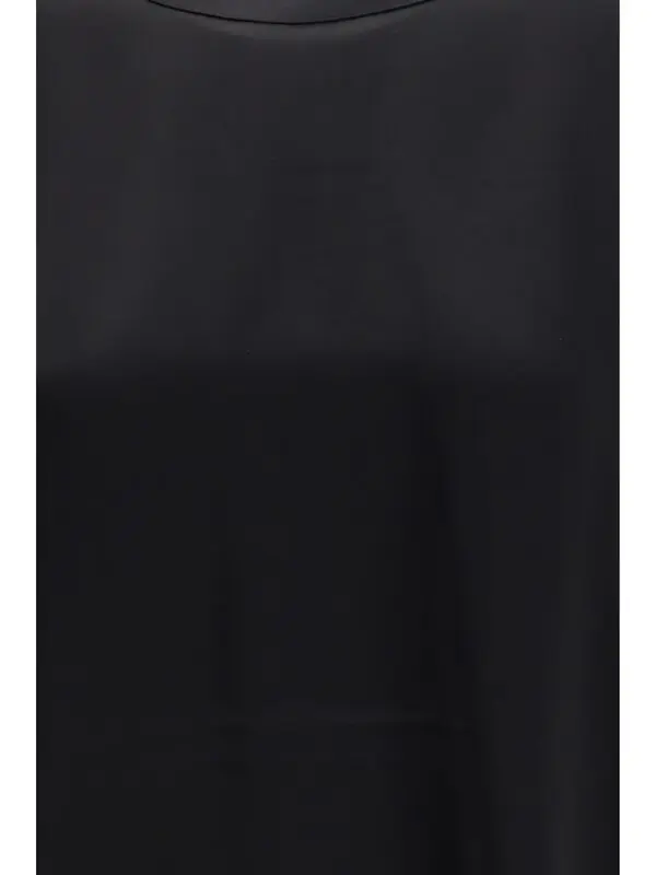 TOTEME Boxy Satin Top - Black