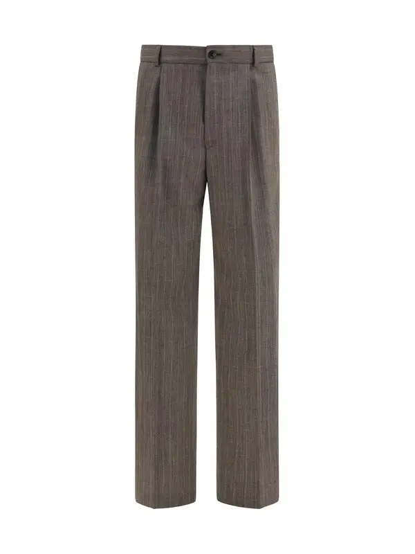 Dries Van Noten Penrud Straight-leg Pants - Gray