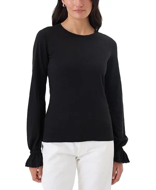 Goldie LeWinter Bishop Sleeve Blouse - Black