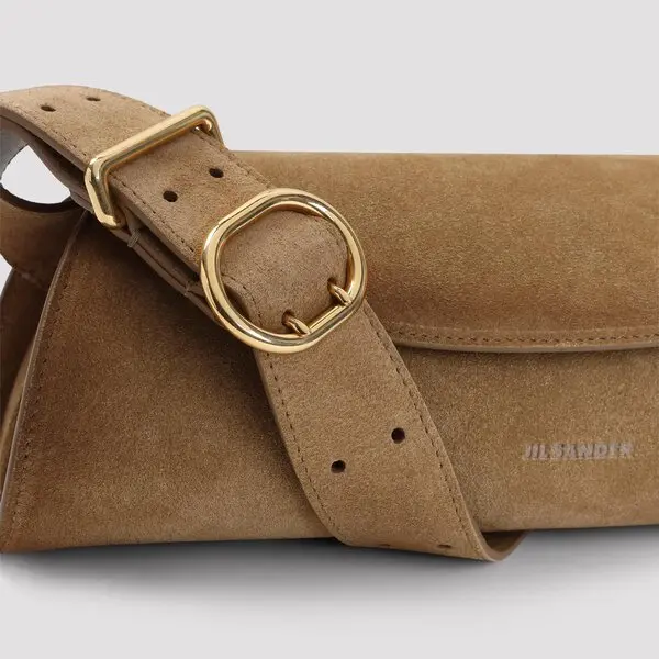 JIL SANDER Suede Cannolo Bag - Multicolor