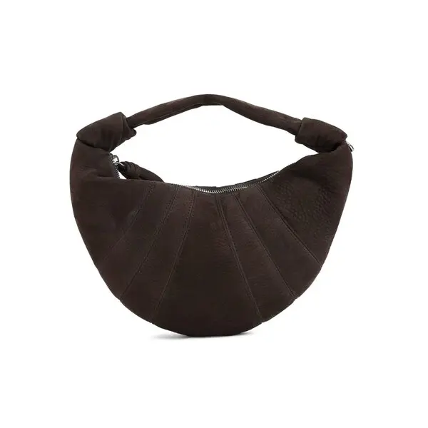 LEMAIRE Leather Mini Fortune Croissant Bag - Brown