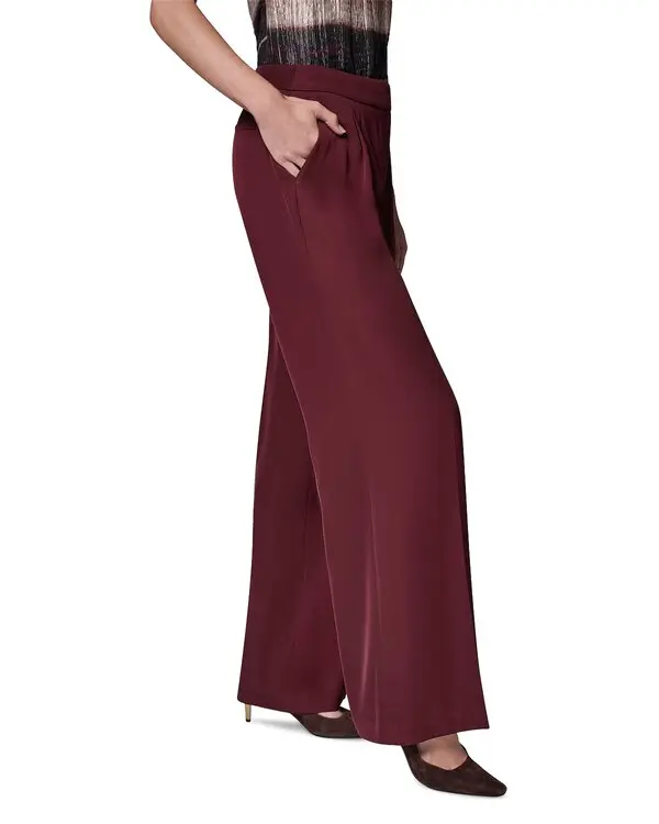 Donna Karan New York High Waist Wide Leg Pants