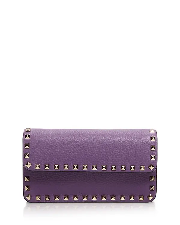 Valentino Garavani Rockstud Leather Crossbody Wallet