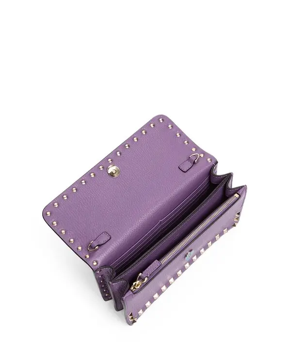 Valentino Garavani Rockstud Leather Crossbody Wallet