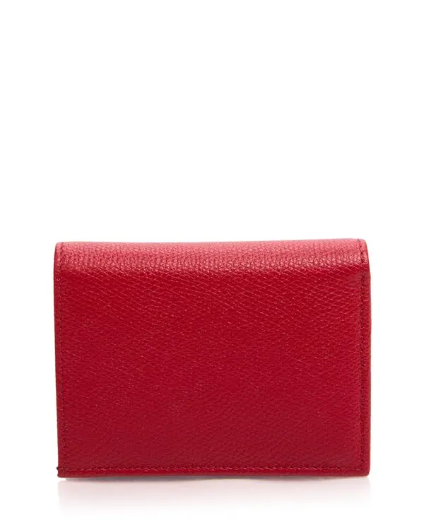 Valentino Garavani Vlogo Grained Leather Wallet