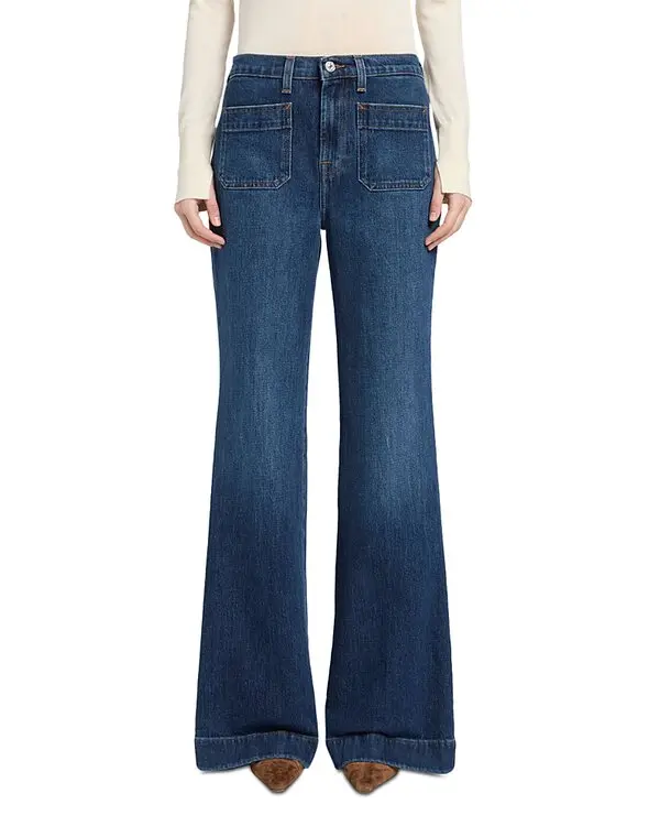 7 For All Mankind Modern Dojo High Rise Flare Jeans