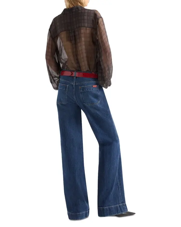 7 For All Mankind Modern Dojo High Rise Flare Jeans