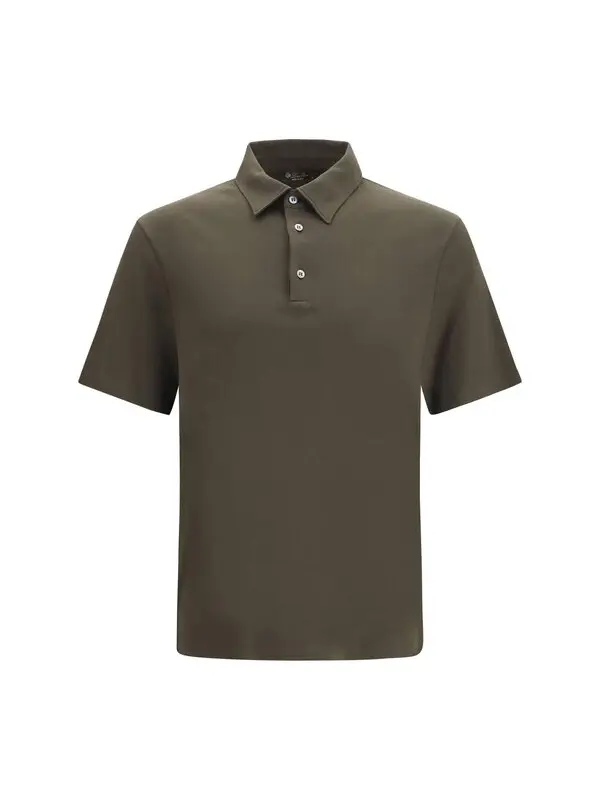 Loro Piana Tremezzo Cotton Polo - Green