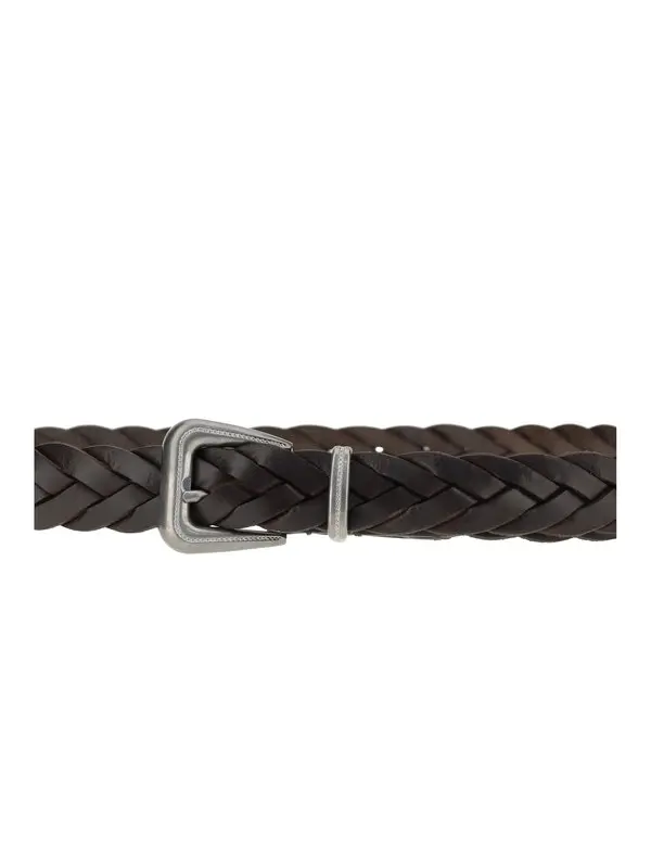 Brunello Cucinelli Braided Leather Belt