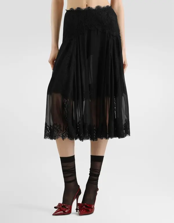 Dolce & Gabbana Chiffon Skirt