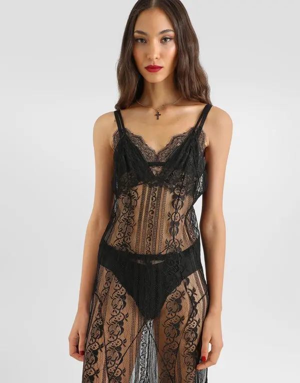 Dolce & Gabbana Chantilly Lace Slip Dress