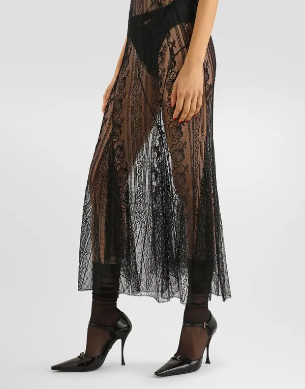 Dolce & Gabbana Chantilly Lace Slip Dress