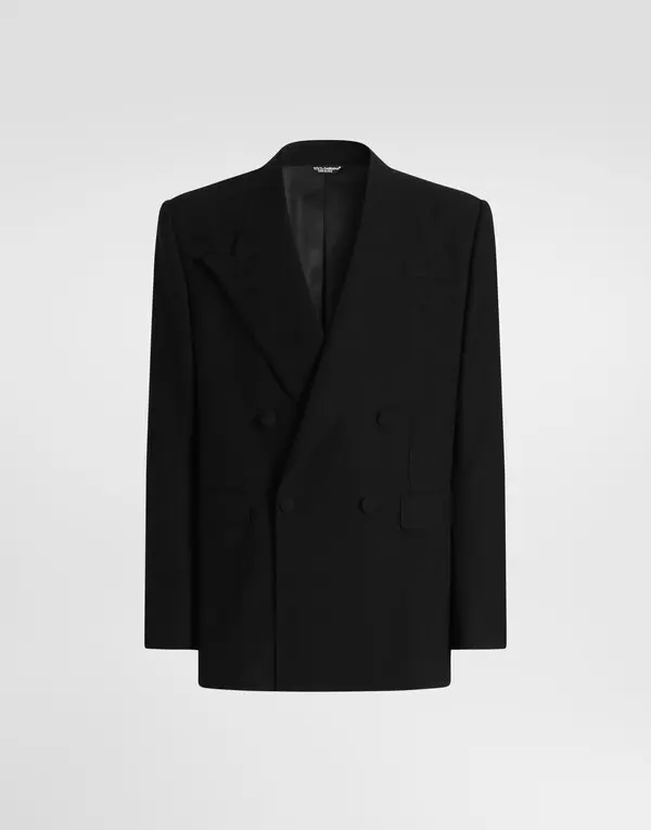 Dolce & Gabbana Sinatra Double-breasted Jacket In Wool Jacquard