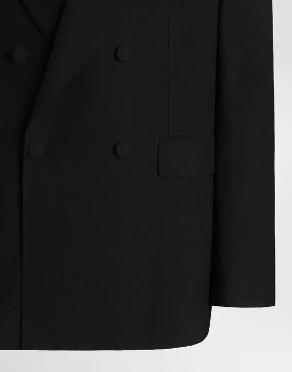 Dolce & Gabbana Sinatra Double-breasted Jacket In Wool Jacquard
