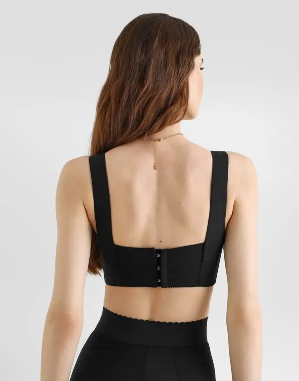 Dolce & Gabbana Satin Bustier Top