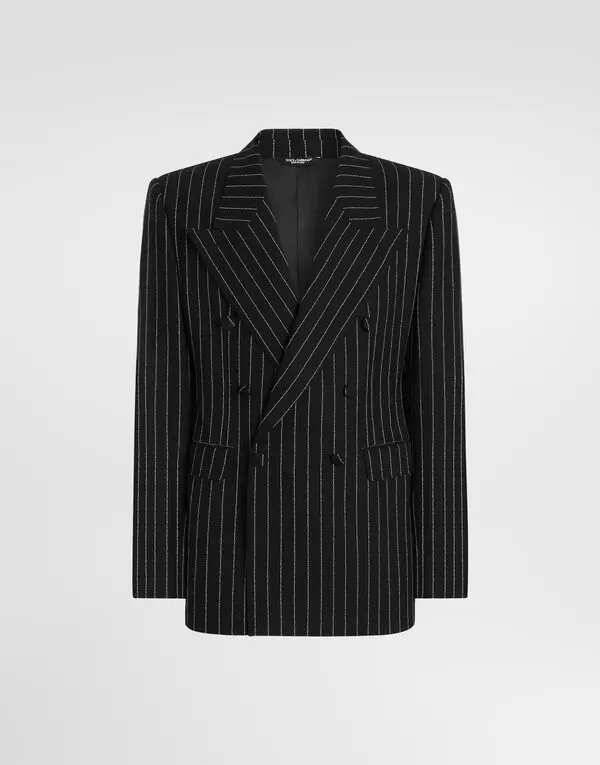 Dolce & Gabbana Double-breasted Pinstripe Jacket