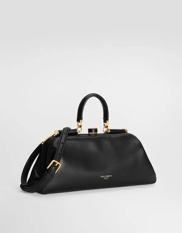 Dolce & Gabbana Medium Grandma Handbag In Plongé Nappa Leather