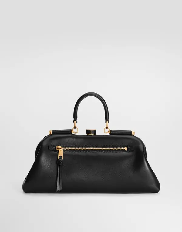 Dolce & Gabbana Medium Grandma Handbag In Plongé Nappa Leather