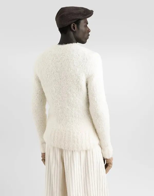 Dolce & Gabbana Bouclé-effect Pullover - Beige