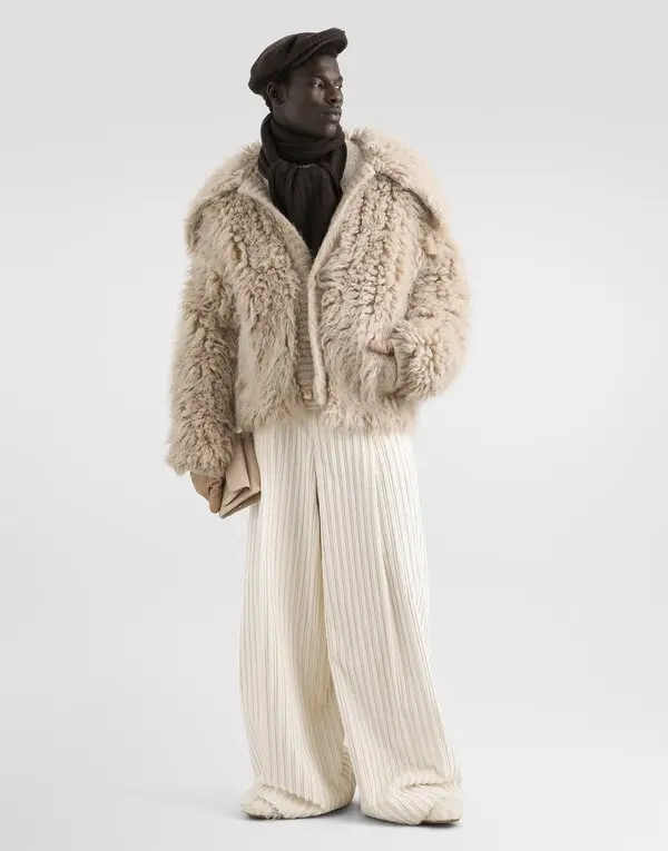 Dolce & Gabbana Bouclé-effect Pullover - Beige