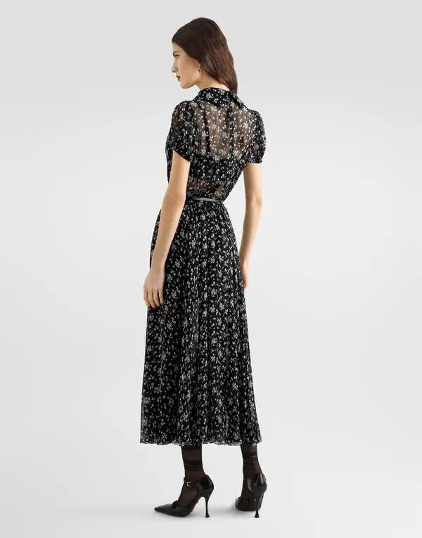 Dolce & Gabbana Floral-print Chiffon Dress