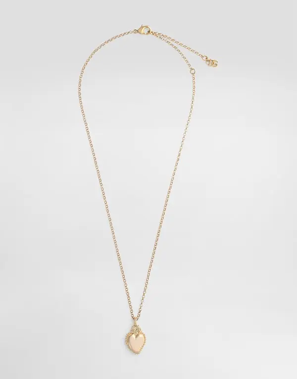 Dolce & Gabbana Heart Pendant Necklace - Gold