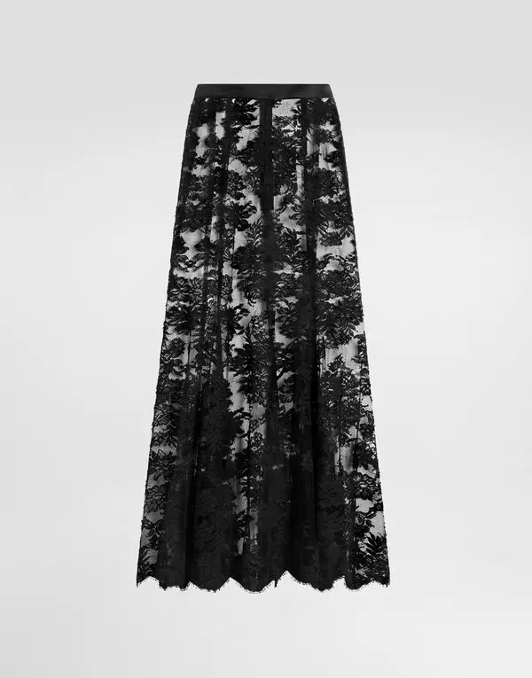 Dolce & Gabbana Chantilly Lace Skirt