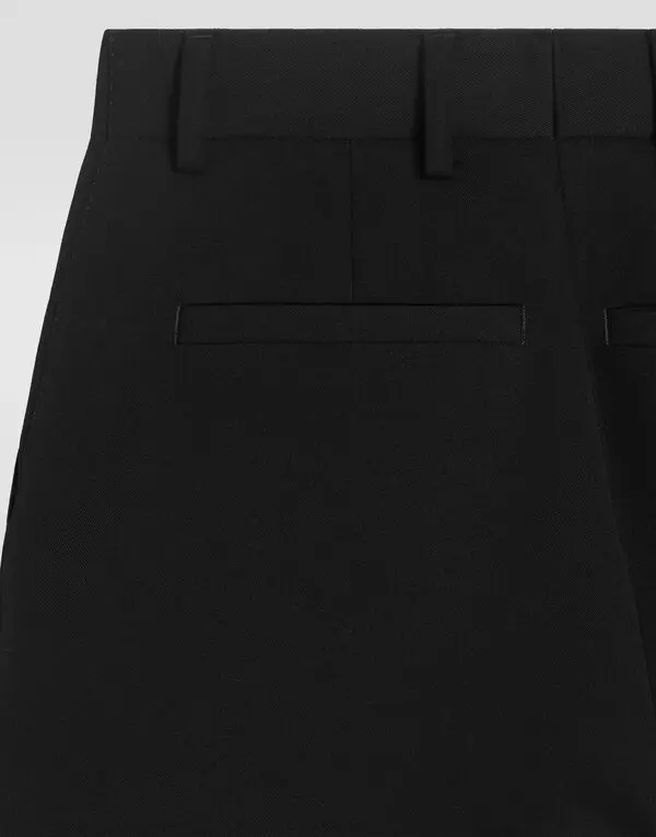 Dolce & Gabbana Wool Gabardine Trousers