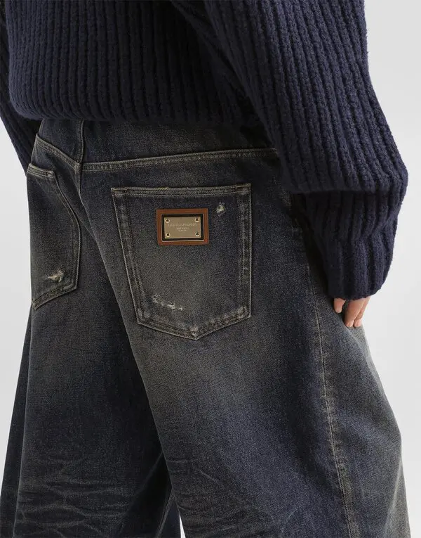 Dolce & Gabbana Denim Trousers - Multicolor
