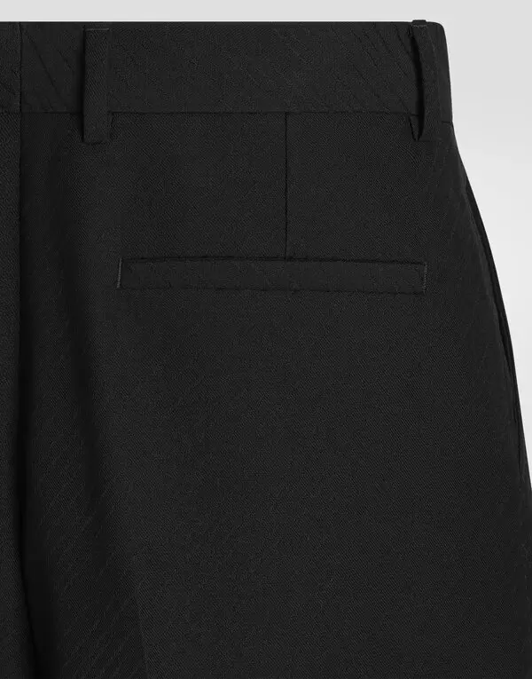 Dolce & Gabbana Wool Jacquard Trousers