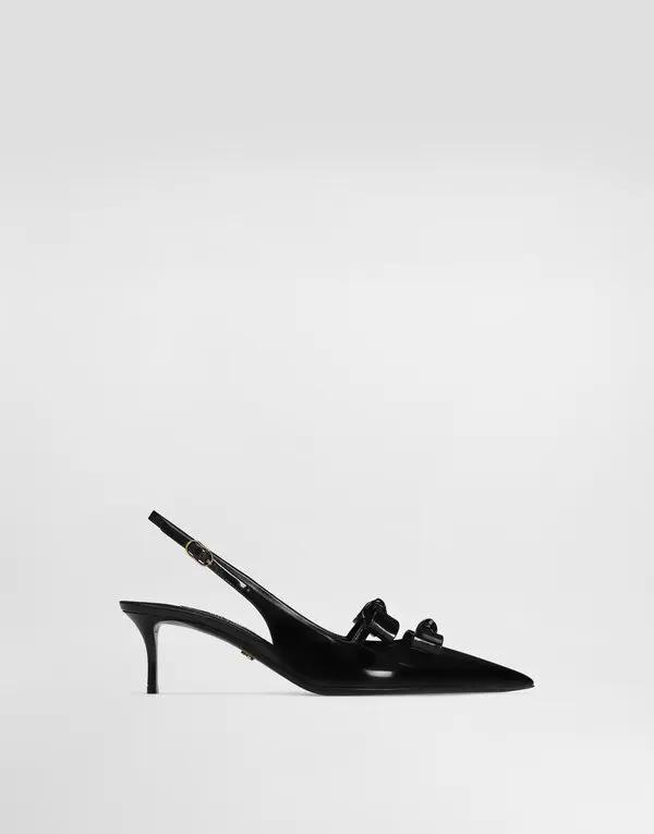 Dolce & Gabbana Calfskin Slingback - Black