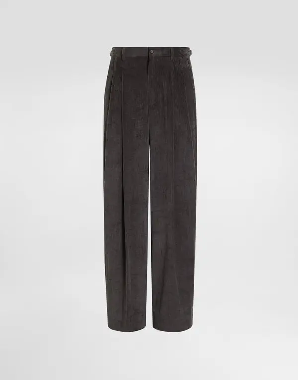 Dolce & Gabbana Velvet Trousers - Grey