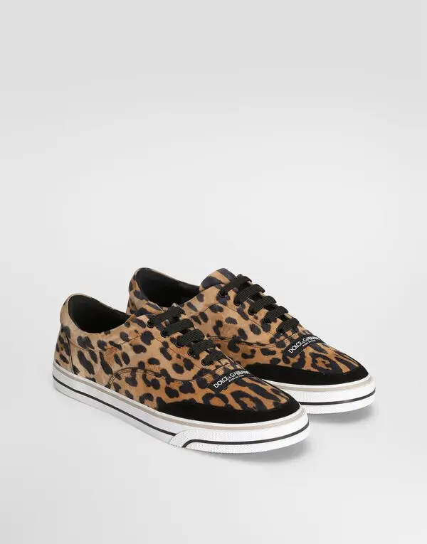 Dolce & Gabbana Dg Sailing Sneakers In Leo- Calfskin