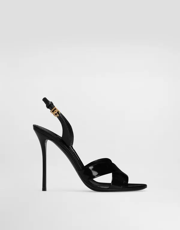 Dolce & Gabbana Calfskin Sandals - Black