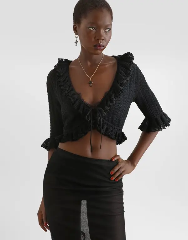 Dolce & Gabbana Crochet Cardigan