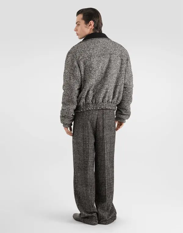 Dolce & Gabbana Birdseye Wool Blend Jacket