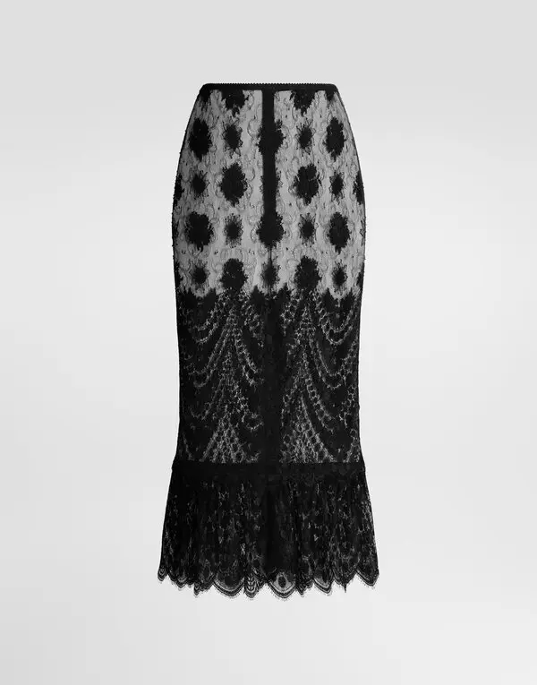 Dolce & Gabbana Chantilly Lace Skirt